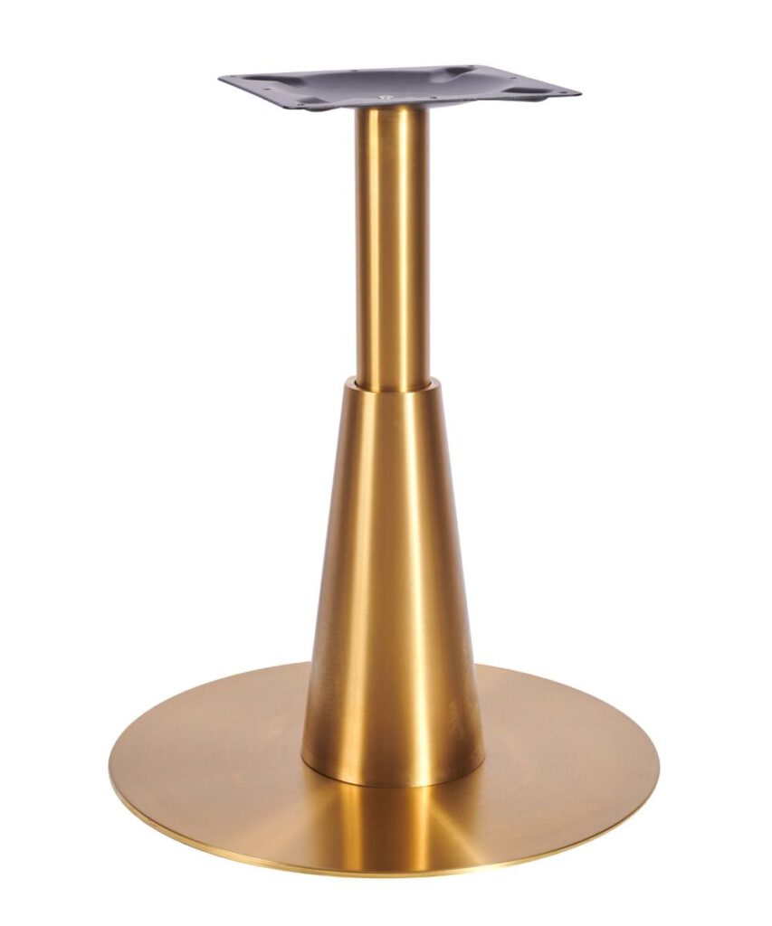 Ares Large Table Base (Vintage Brass Base) – Commerical Contract Furniture